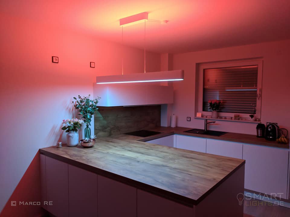 Leserprojekt: Philips Hue Ensis Pendelleuchte als Küchenlicht ...